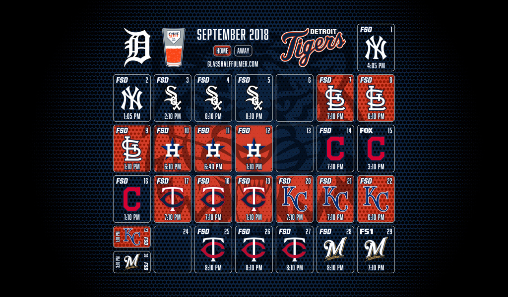 September schedules are here! | Glass Half Fulmer